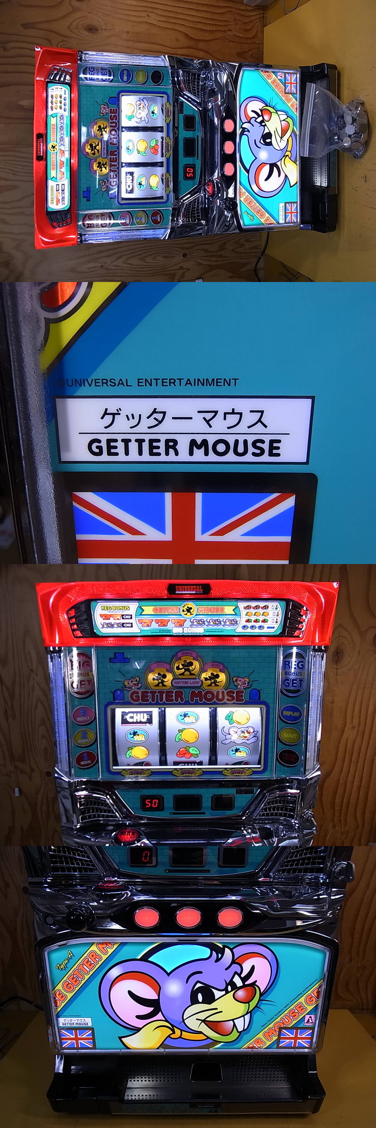 37％割引イエロー系2021年最新海外 GETTER MOUSE ゲッターマウス スロット パチンコ/パチスロ その他イエロー系-OTA.ON ...